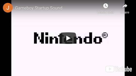 Gameboy First Sounds